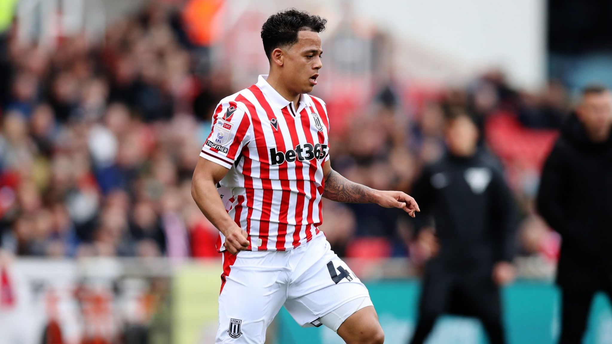 Stoke City: Steven Schumacher full of praise for Million Manhoef - BBC ...