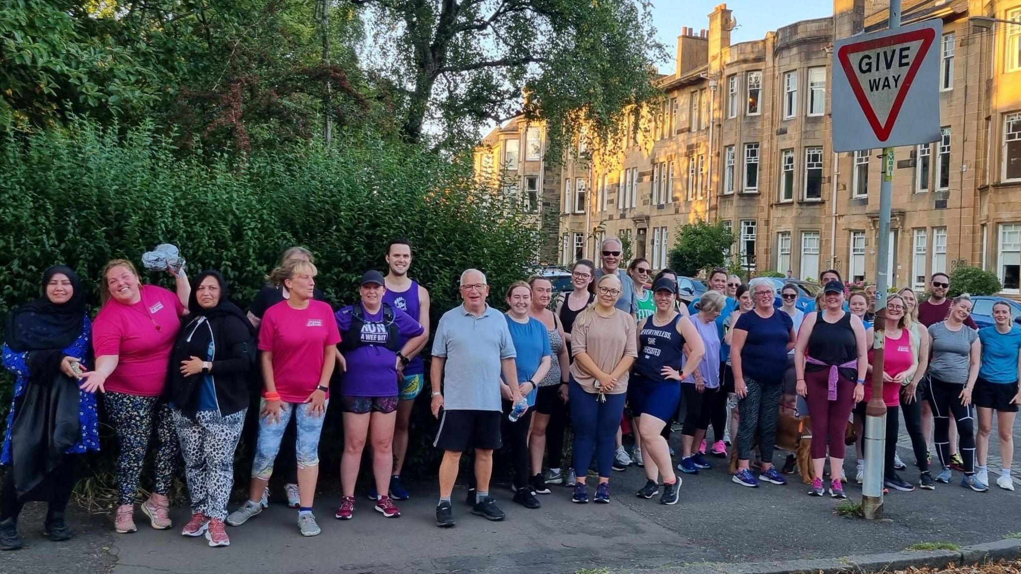 The running club where members can never be too slow - BBC News