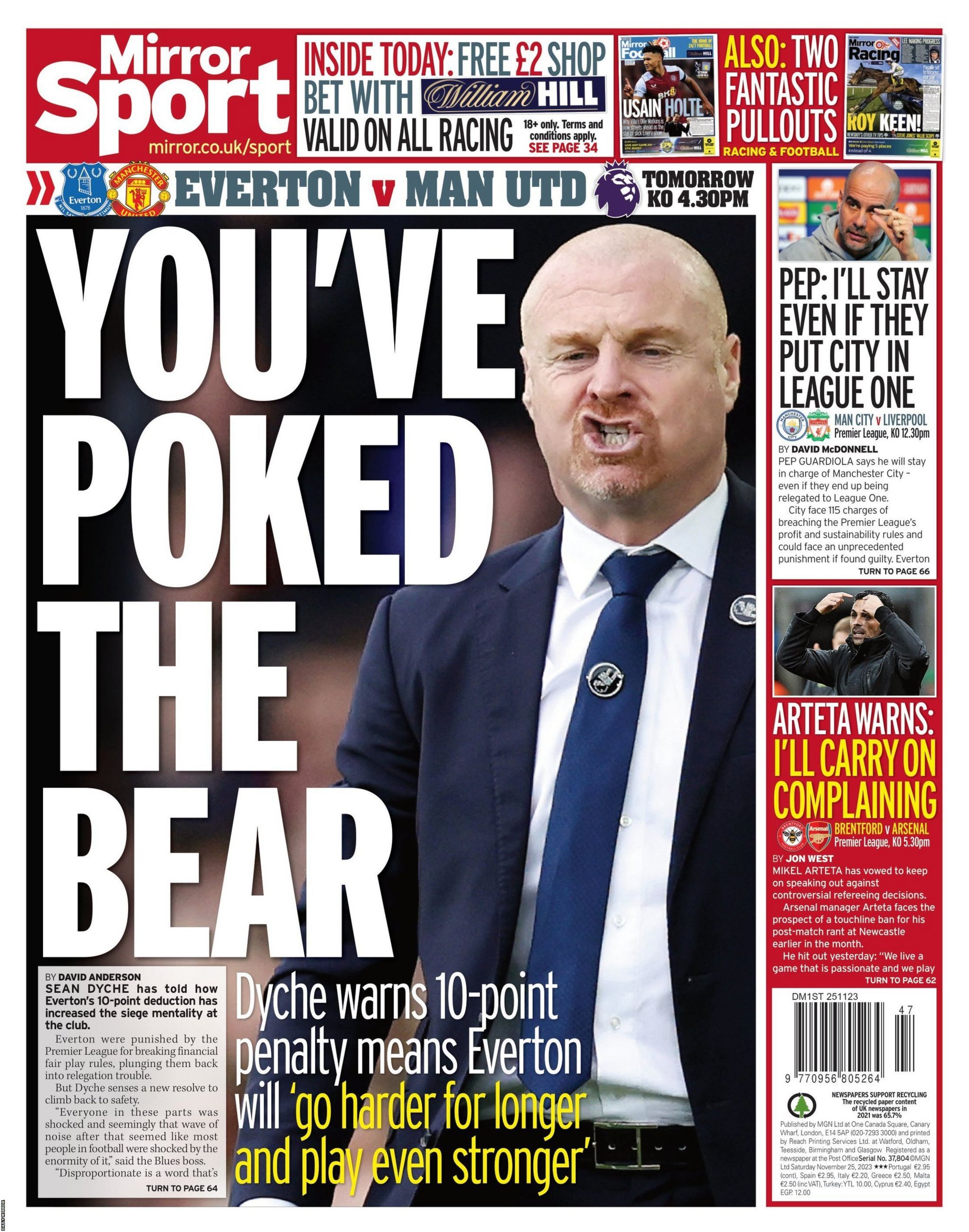 Saturday's back pages - BBC Sport