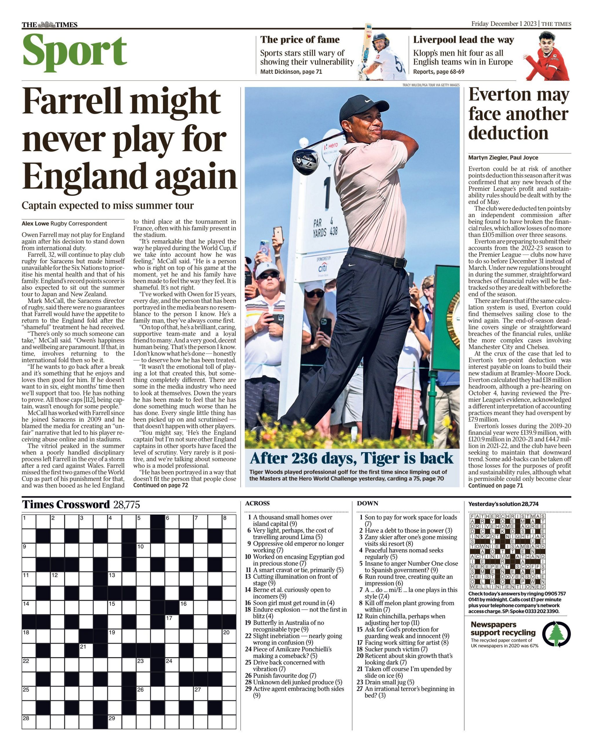 Friday's back pages - BBC Sport