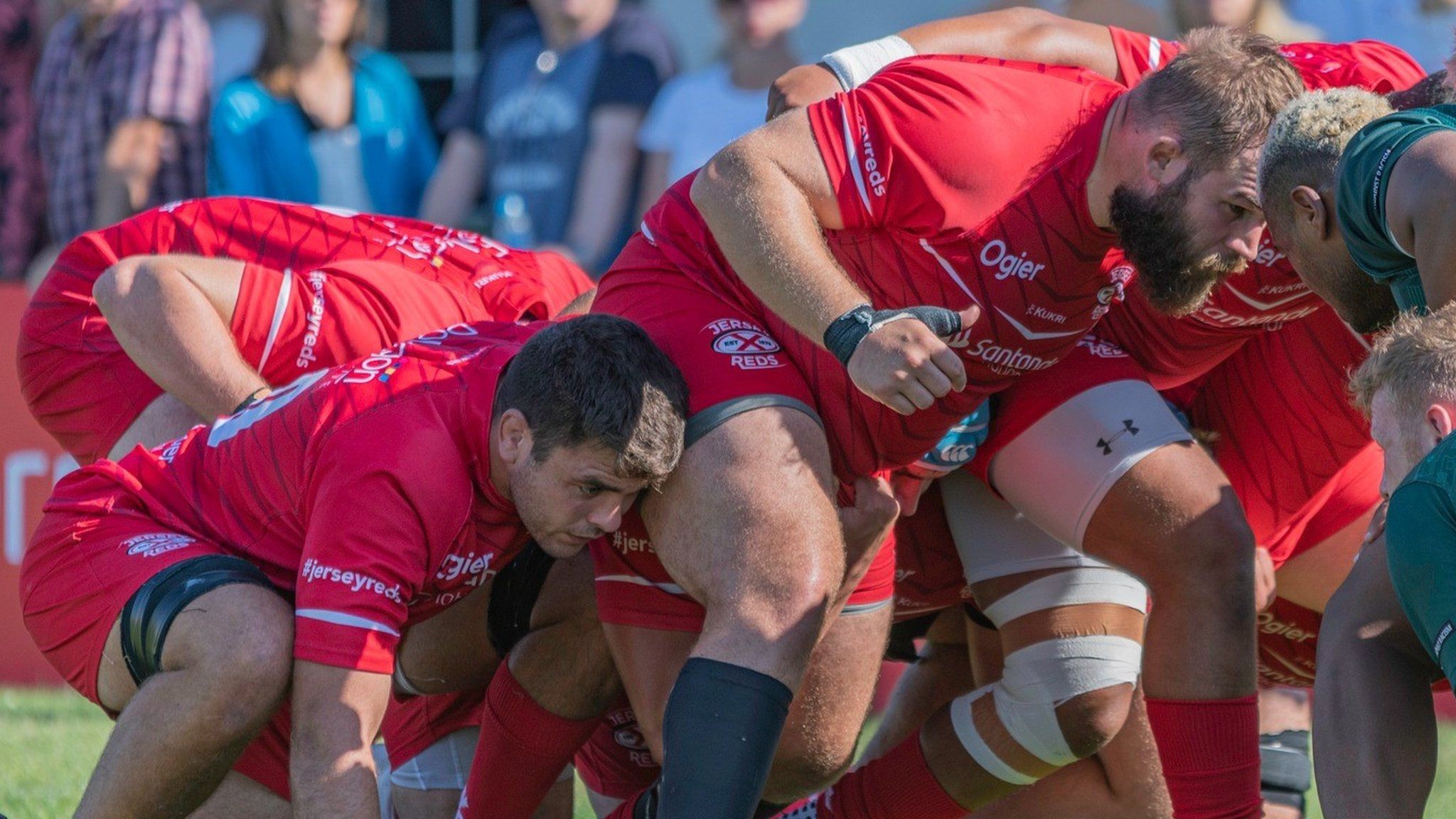 Jersey Reds score nine tries to beat Hartpury 55-24 in the Championship ...