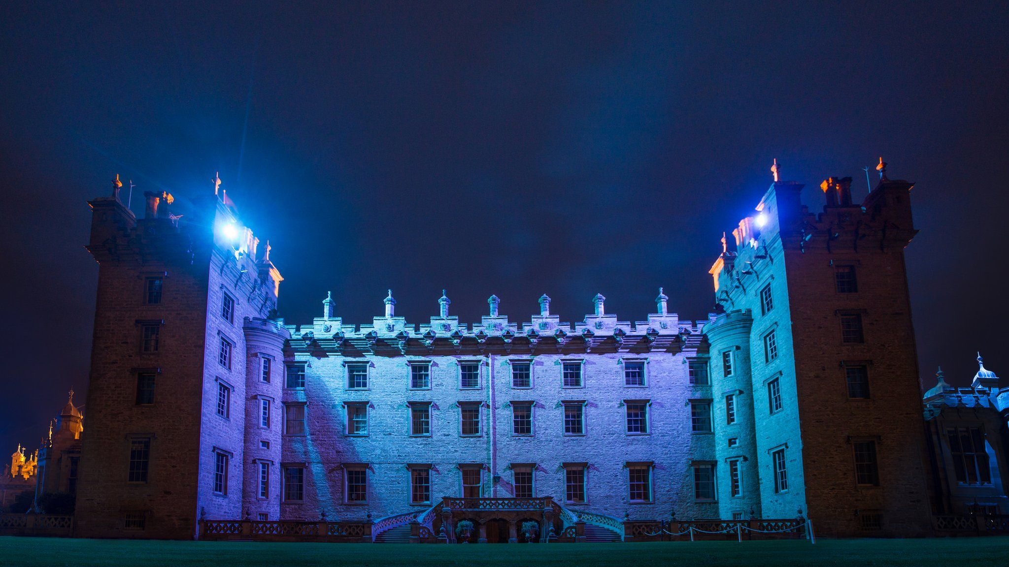 Historic Borders sites lit up as heritage festival starts - BBC News