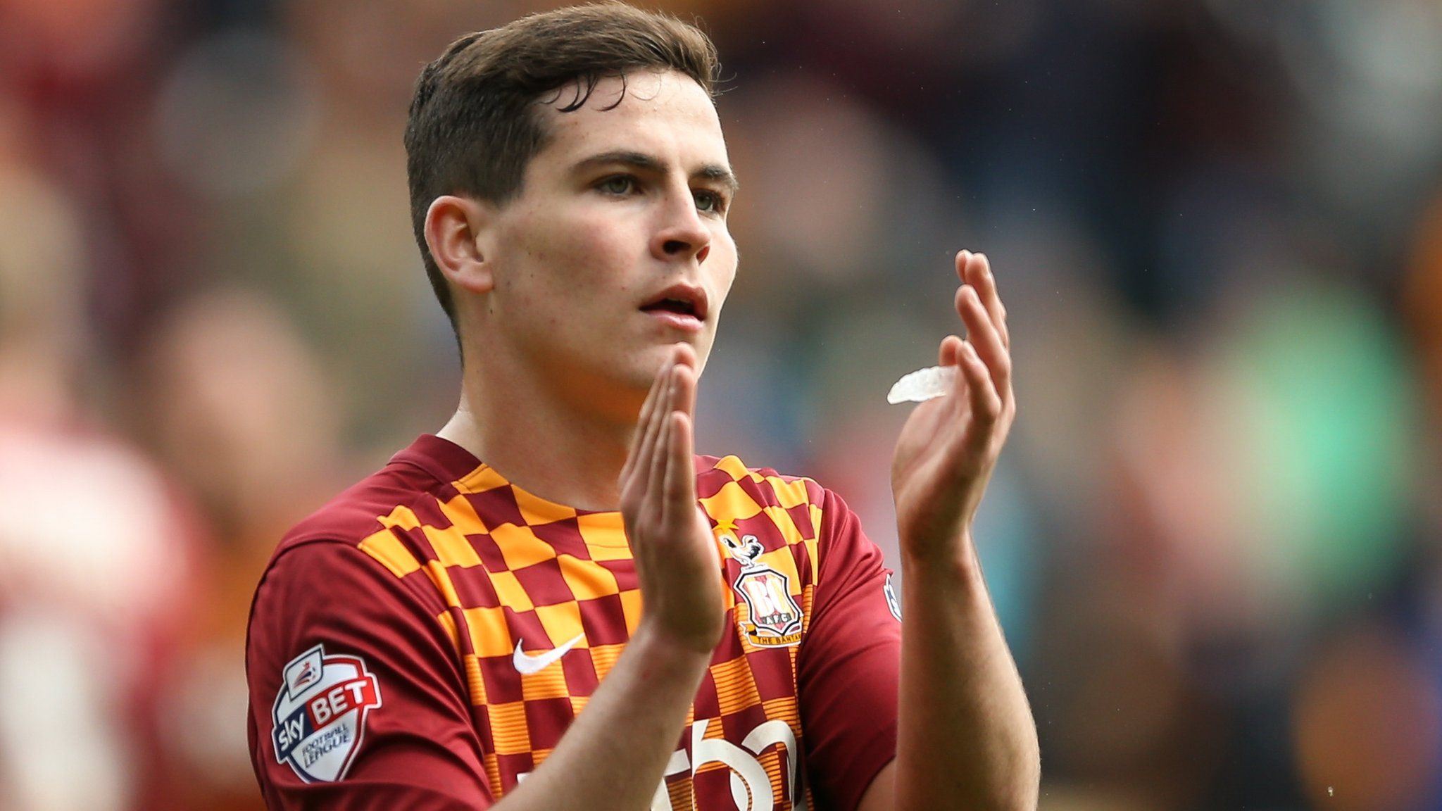 Josh Cullen: EFL Young Player award for Bradford's on-loan West Ham ...