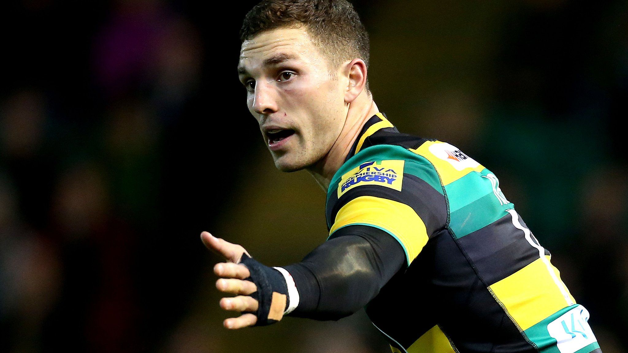 George North: Urgent concussion review meeting over Northampton winger ...