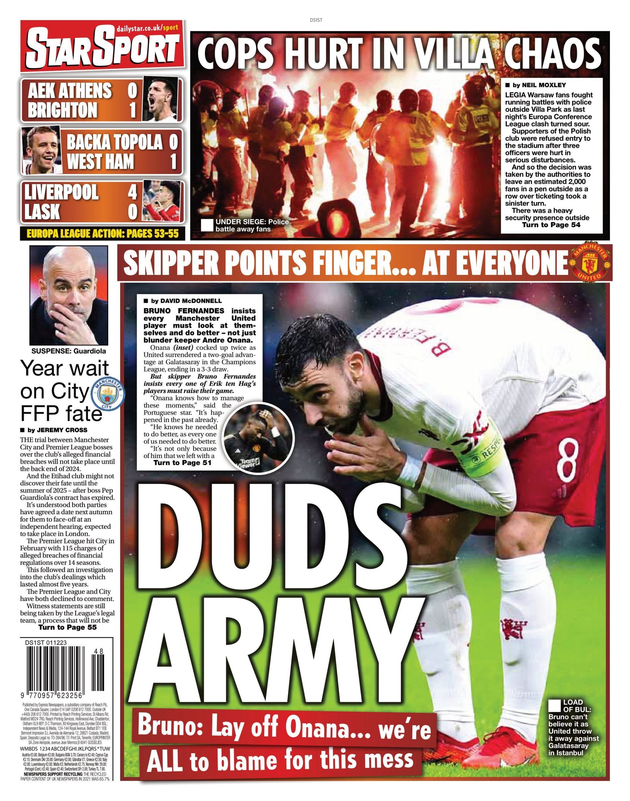 Friday's back pages - BBC Sport