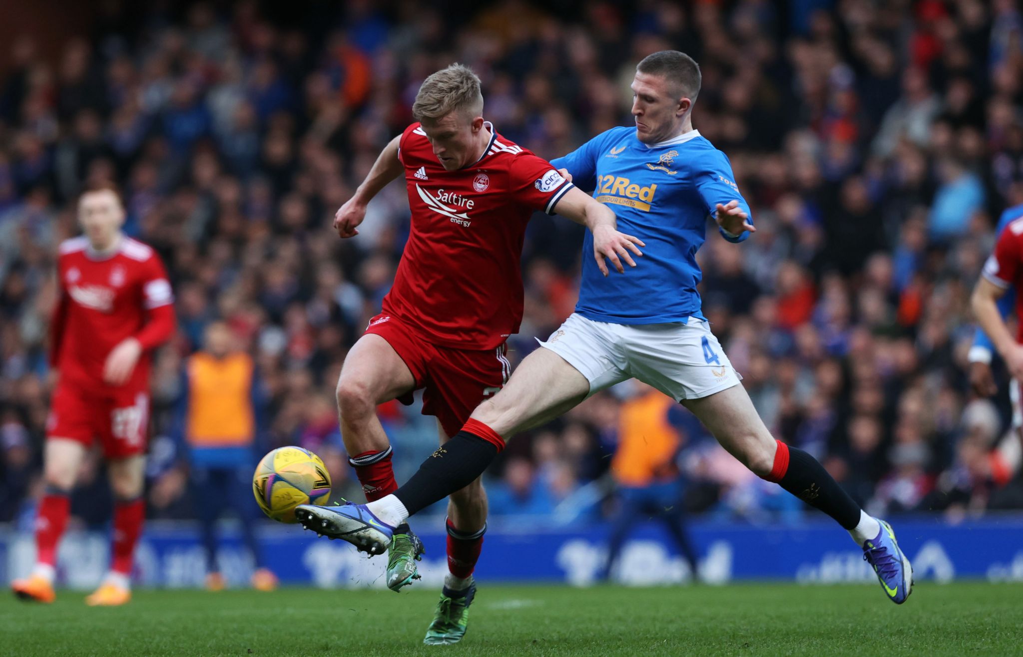 Jim Goodwin urges Aberdeen to 'get after' Rangers in Pittodrie meeting ...