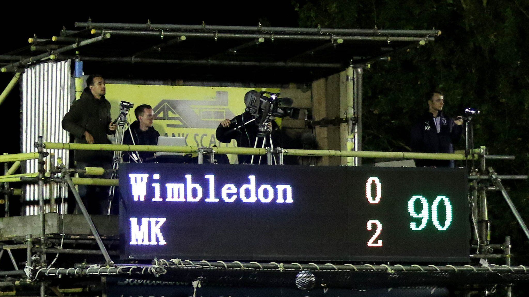 AFC Wimbledon charged by EFL after failing to use MK Dons' full name - BBC Sport