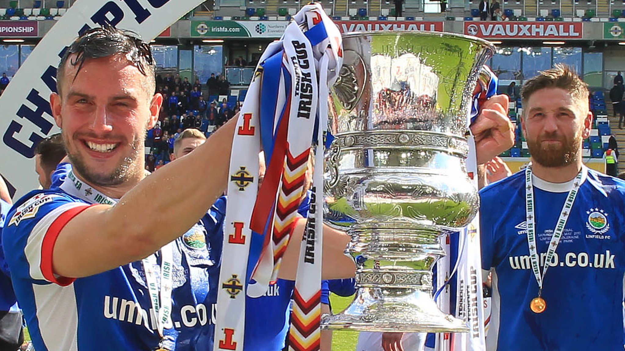 Irish Cup fifth round: Reds to host Crusaders in sixth round - BBC Sport