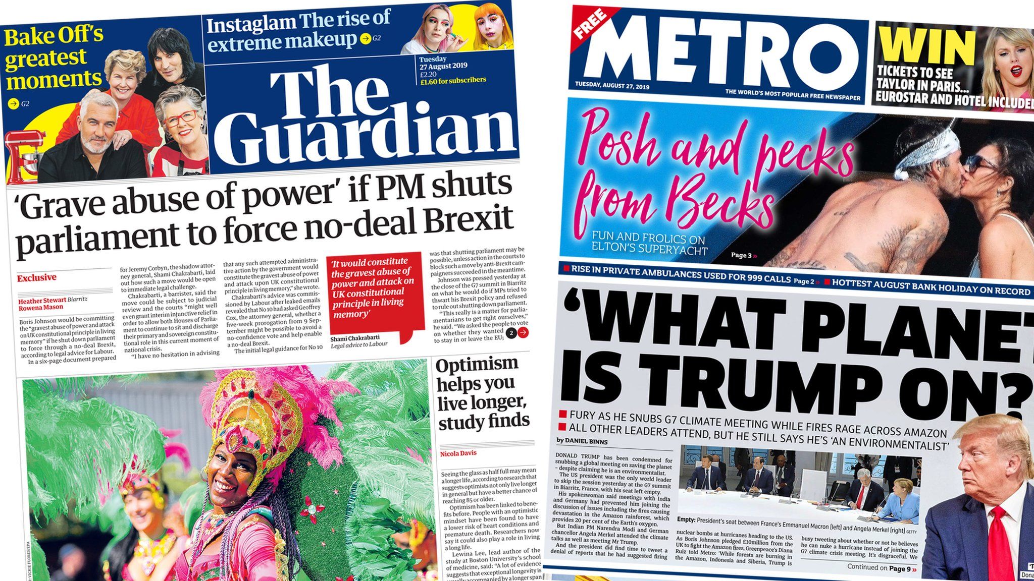 News Daily: 'Trump Brexit' warning and HS2 budget - BBC News