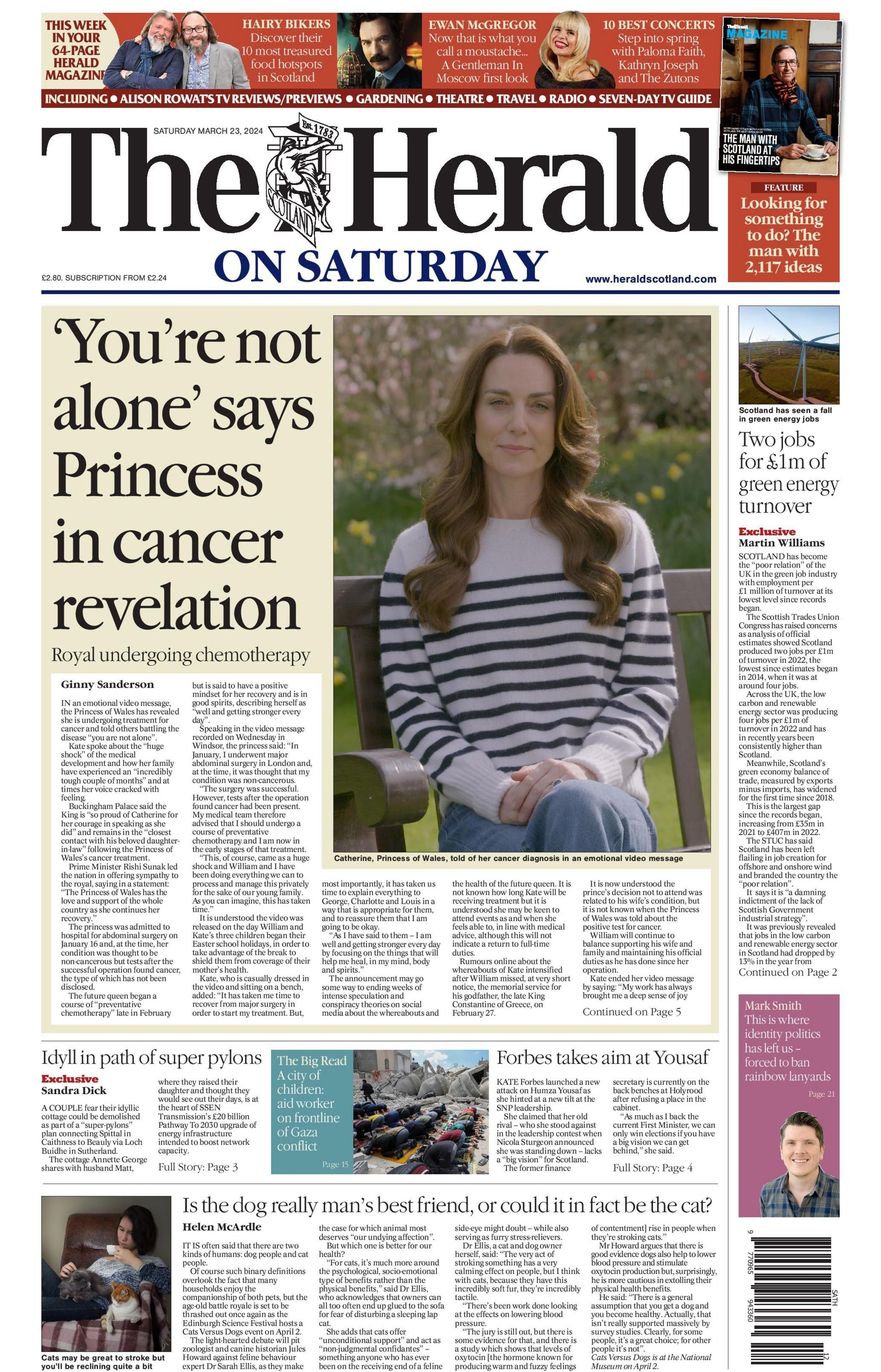 Kate 'cancer shock' and Duchess 'getting stronger every day' - BBC News