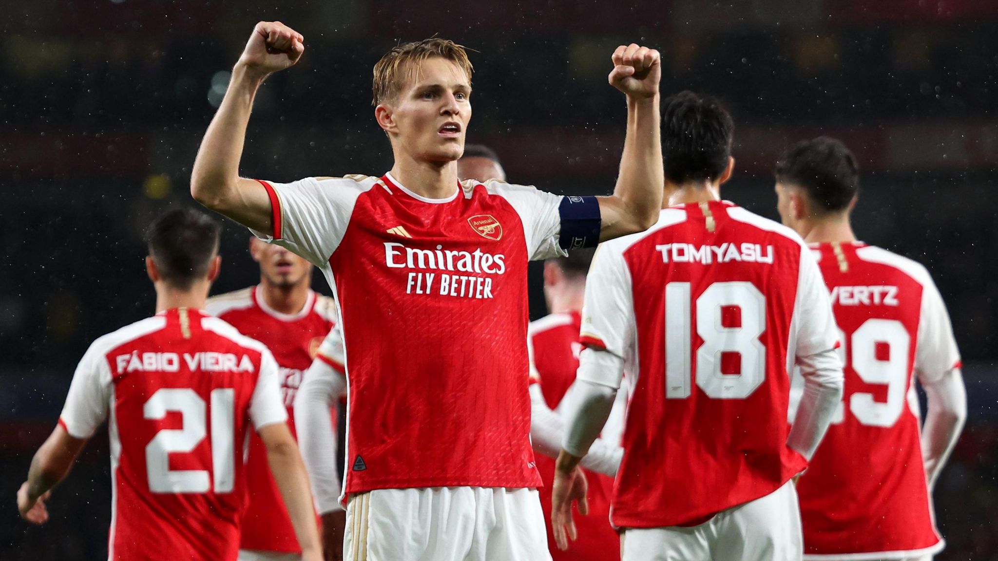 Arsenal: Odegaard says Gunners 'want to fight to go all the way' - BBC ...
