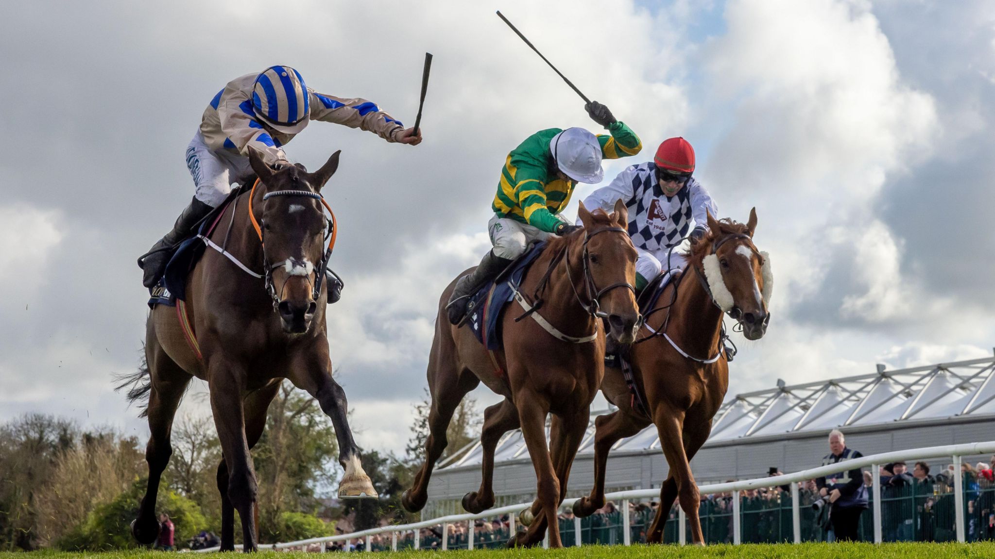 Punchestown Festival: Banbridge wins Champion Chase in final stride ...