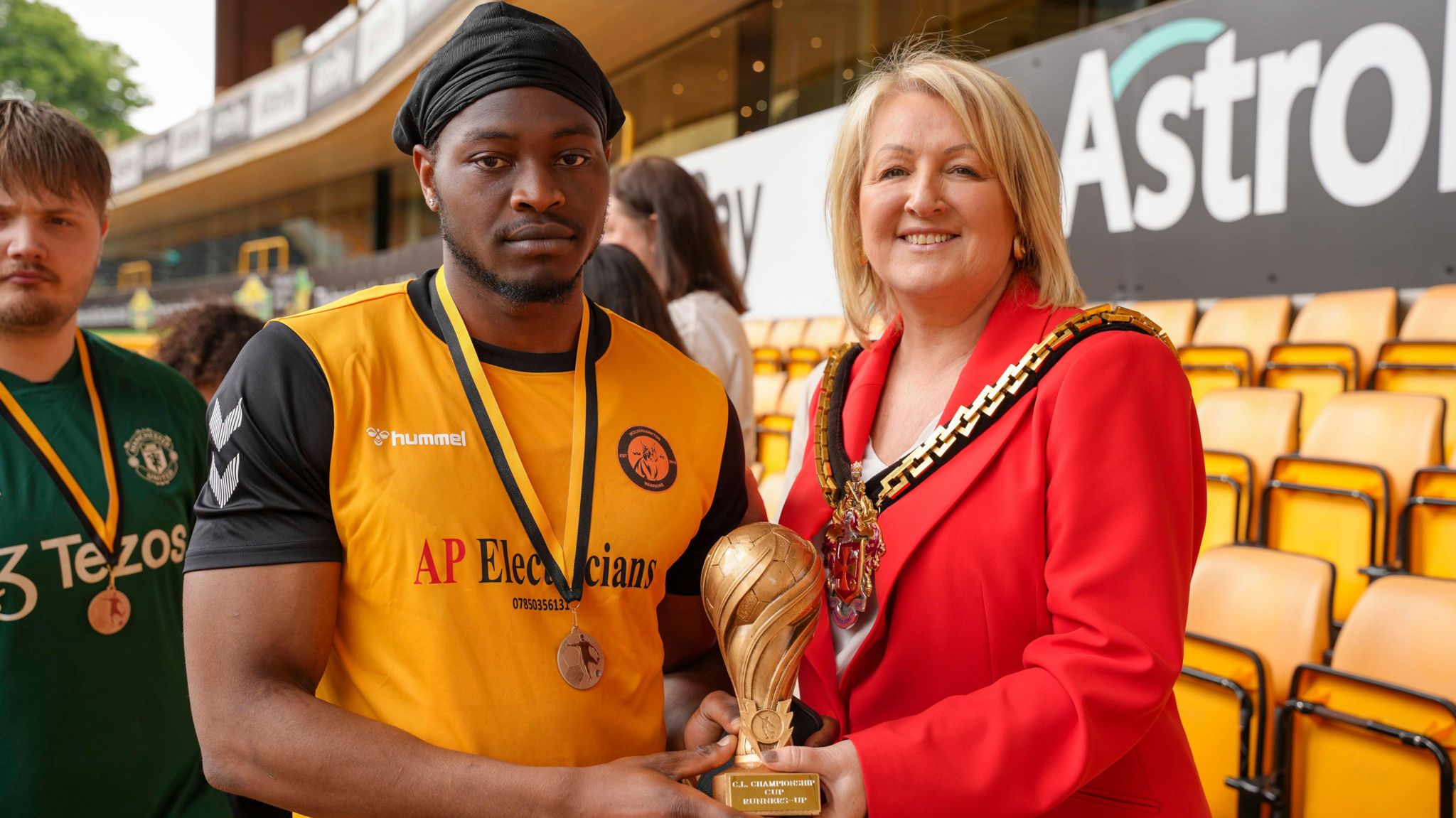 Care leavers in football tournament at Wolves - BBC News