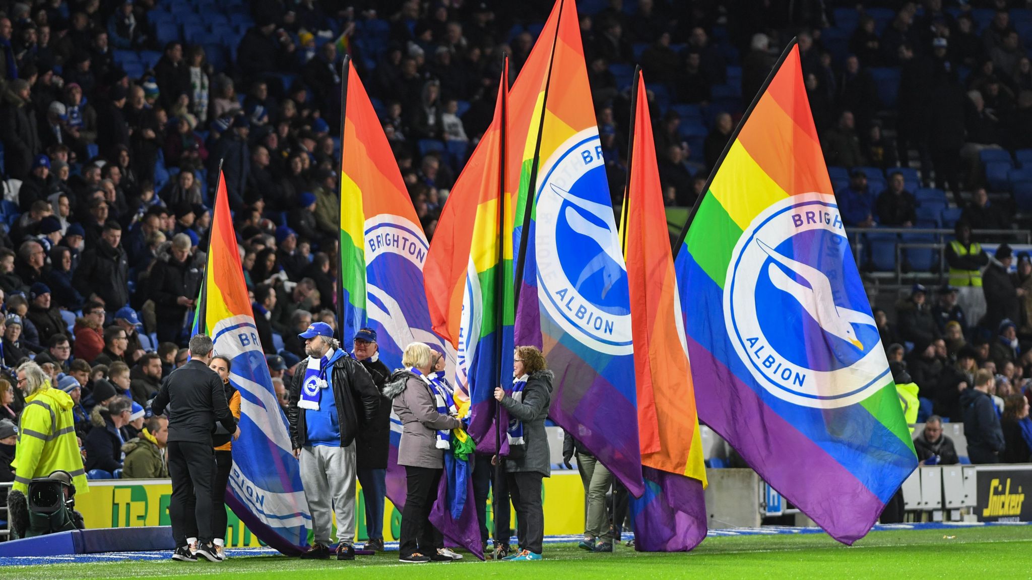 Brighton talking point: LGBT History Month and Rainbow Laces - BBC Sport