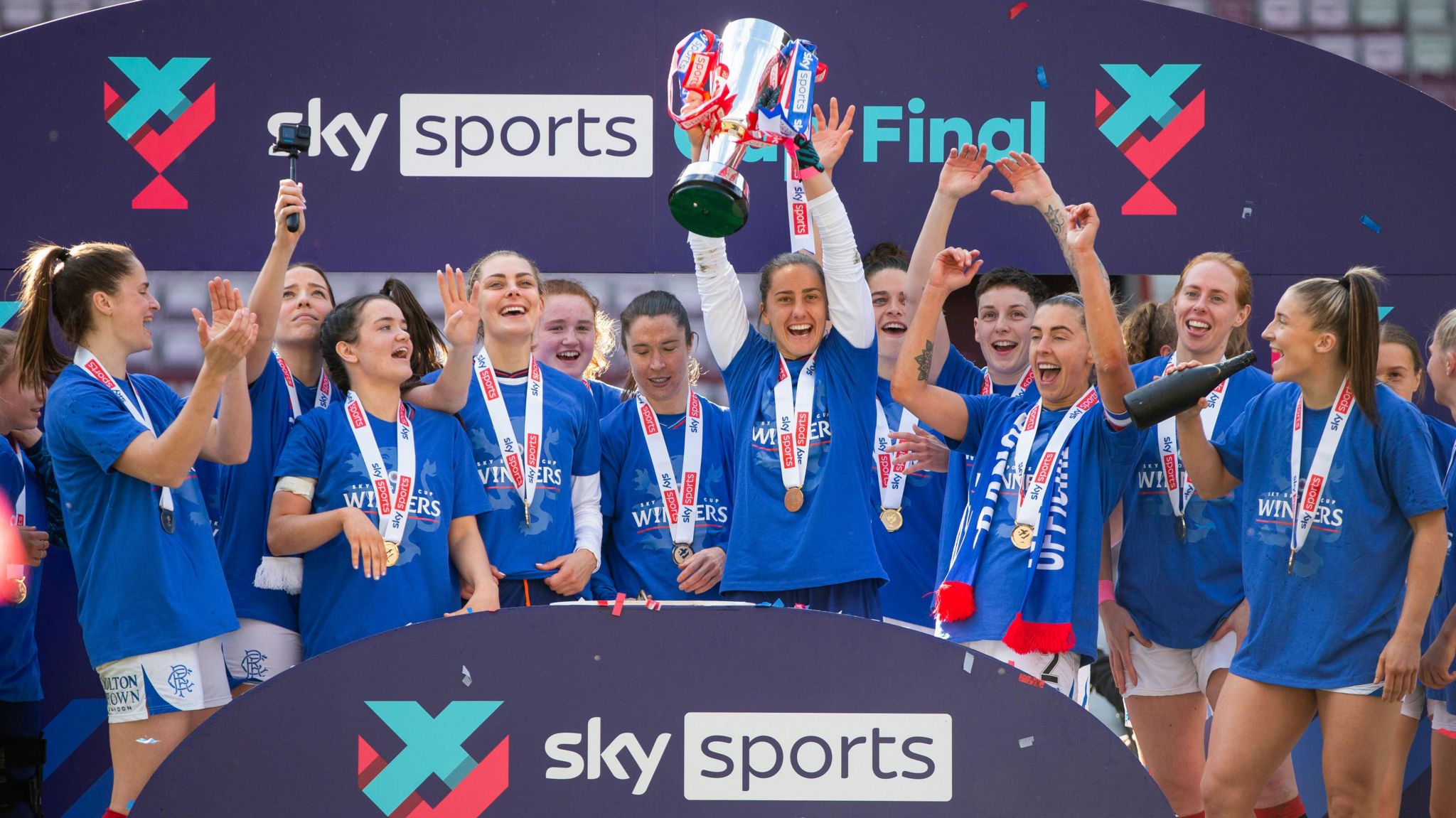 Get all the reaction to Rangers SWPL Cup win in one place - BBC Sport