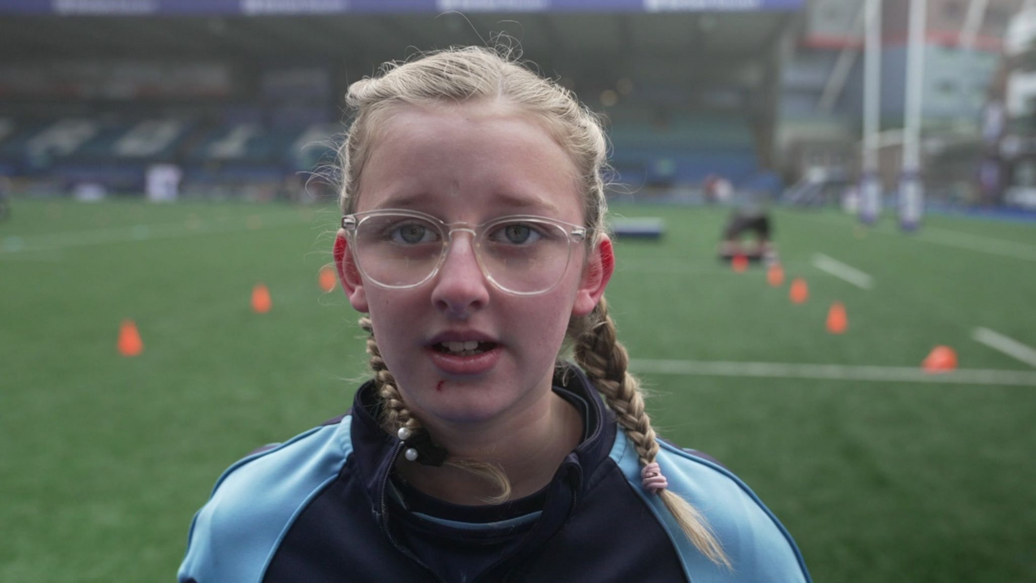 Visually-impaired rugby: Children revel in pioneering Cardiff event ...