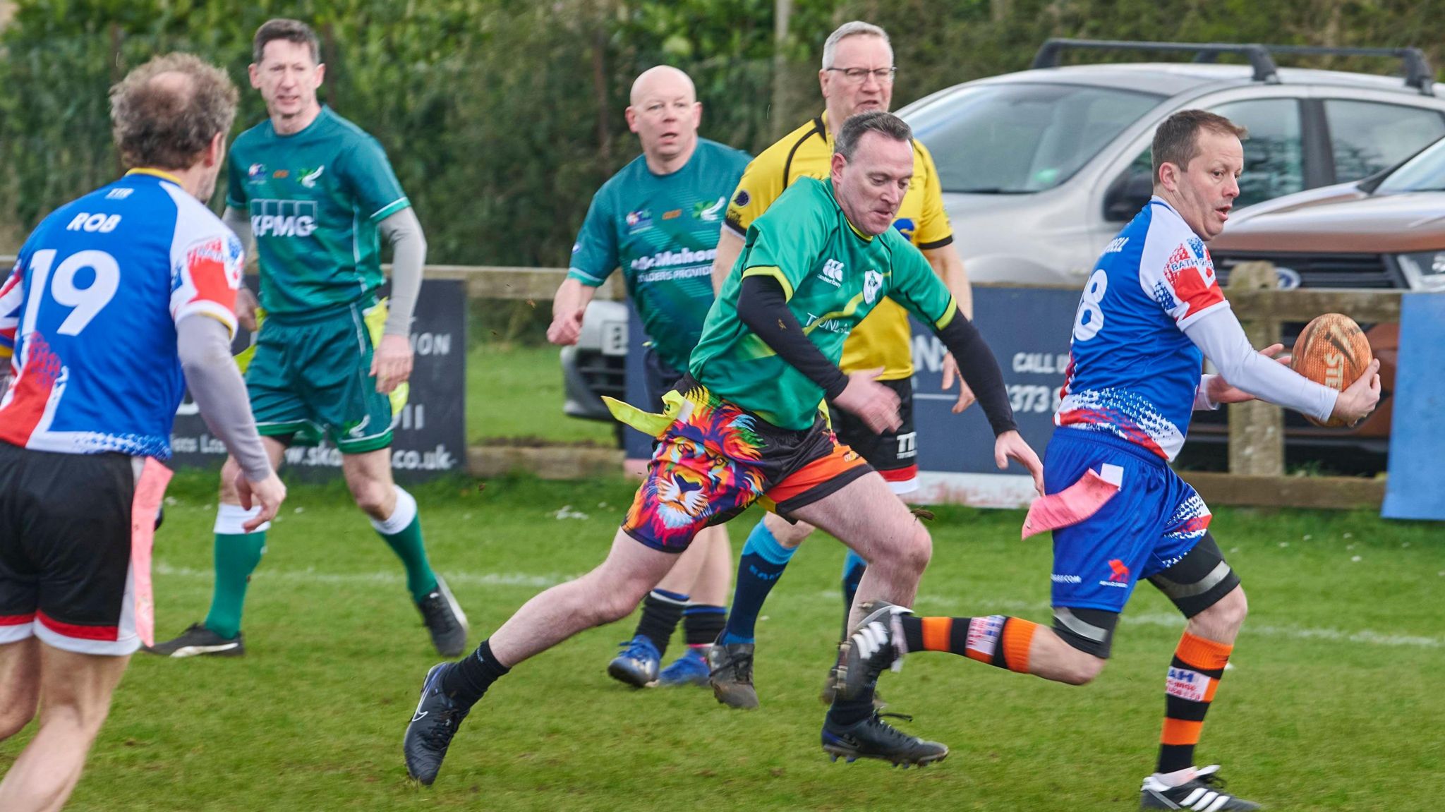 Over 50s rugby tournament takes place in Bath - BBC News