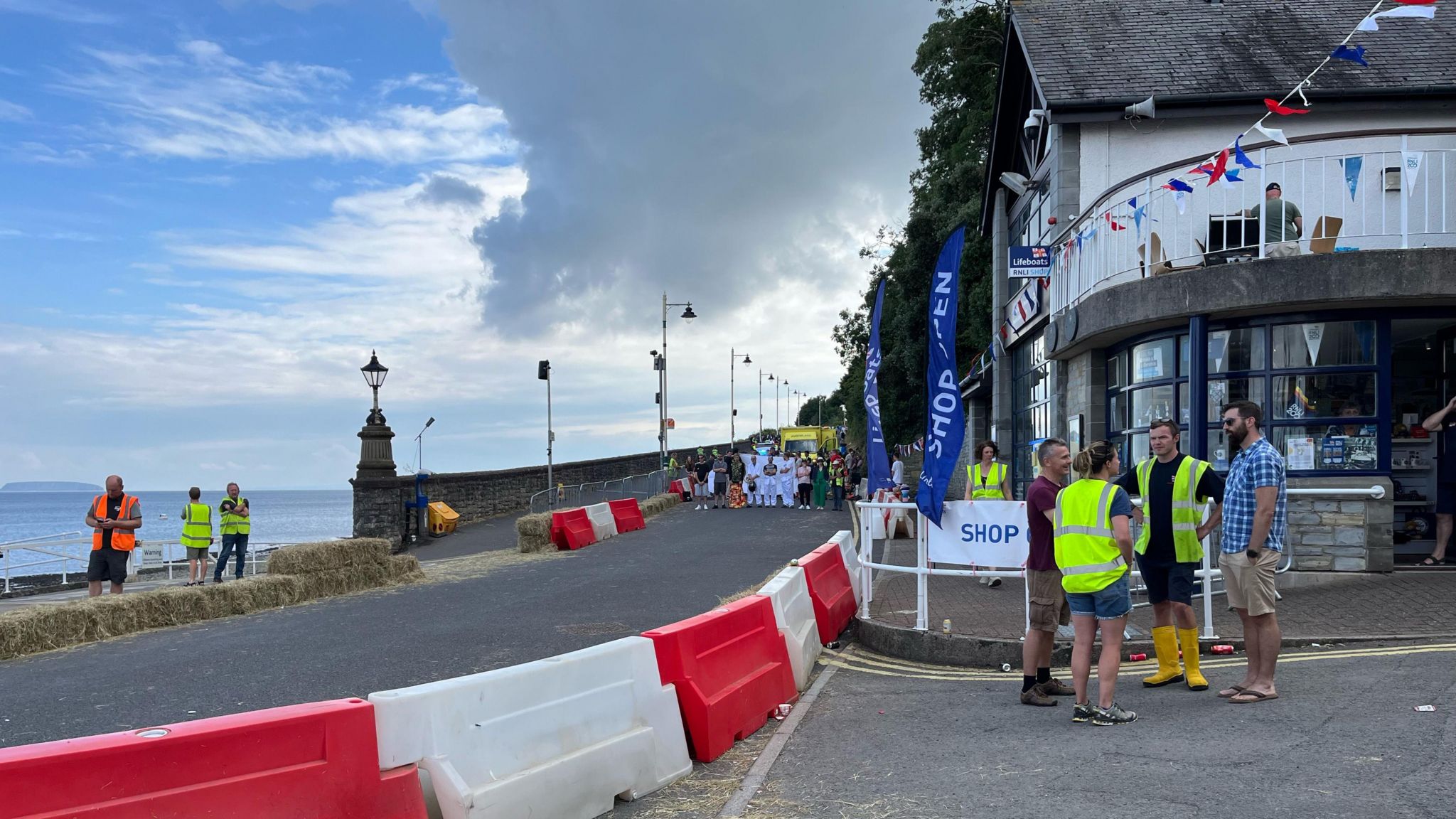 Penarth: Downhill derby called off after racer hospitalised - BBC News