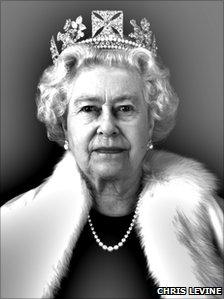 Holographic portrait of the Queen on new Jersey Post stamp - BBC News