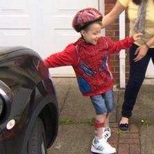 Cerebral palsy op boy Archie Anderson recovering - BBC News