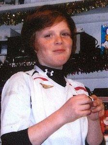 Dylan Alkins: Community searches for 'swept away' boy - BBC News