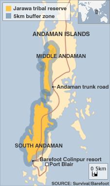 Jarawas: India to reopen road through Andaman tribe's area - BBC News