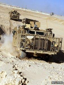 UK troops in Afghanistan get Wolfhound armoured vehicle - BBC News