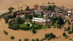 The wettest summer on record - 10 years on from the 2007 floods - BBC News