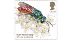 New Royal Mail stamps to celebrate UK's brilliant bugs - BBC Newsround