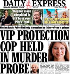 Newspaper headlines: Sarah Everard case and 'fury' over nurses' pay ...