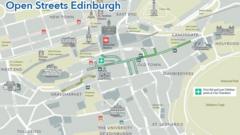 Traffic-free days begin in Edinburgh city centre - BBC News