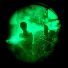 On patrol: Night vision in DR Congo - BBC News