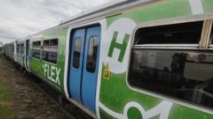 All aboard Britain’s first hydrogen train - BBC News