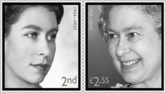 Queen Elizabeth: Royal Mail issues special stamps in memory of monarch ...