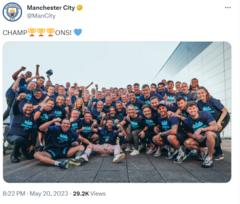 Manchester City win Premier League for third successive season after ...