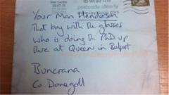 Royal Mail gets 'life story address' letter to Cushendall care worker ...
