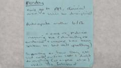 Lucy Letby trial: Nurse's notes found in home search released - BBC News