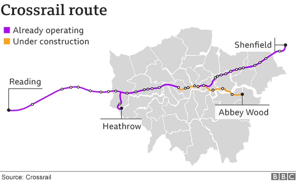 Crossrail: Full timetable 'predicted in May 2023' - BBC News