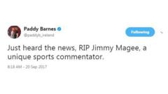 Jimmy Magee, veteran sports commentator, dies - BBC News