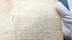 Charles II: Declaration of Breda document to go on sale - BBC News