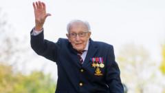 Capt Sir Tom Moore: How the retired Army officer became a nation's hero ...