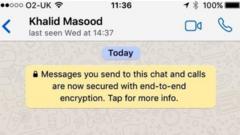 WhatsApp's privacy protections questioned after terror attack - BBC News
