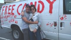 How a 'creepy' white van became internet famous - BBC News