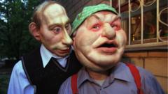 How Putin's Russia turned humour into a weapon - BBC News