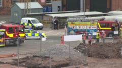 Two men killed after crane collapses in Crewe - BBC News