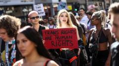 London's first Trans Pride support 'overwhelming' - BBC News