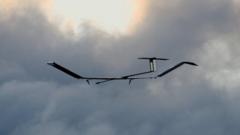 Zephyr breaks own record for longest unmanned flight - BBC News