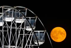 In pictures: Stunning Sturgeon Moon lights up the skies - BBC News