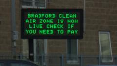 Bradford Clean Air Zone generates almost £2m - BBC News