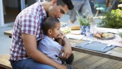 Confident fathers have happier children, says study - BBC News